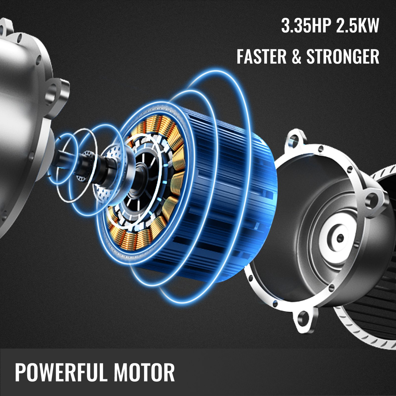 Truck Winch, Electric Winch 4,500LBS Power Winch 12V DC Motor for UTV ...