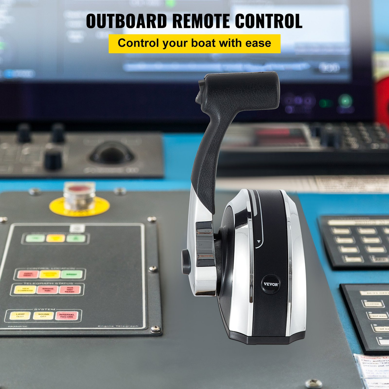 Outboard Remote Control Box 8m0059686 Mercury Console Oem Binnacle Top ...
