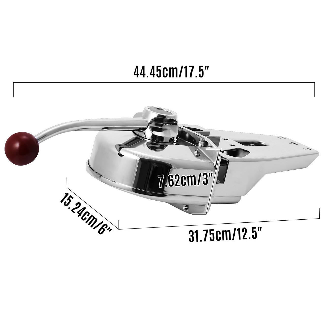 EXCELLENT UNIVERSAL SINGLE LEVER TOP MOUNT MARINE BOAT HANDLE JET ...