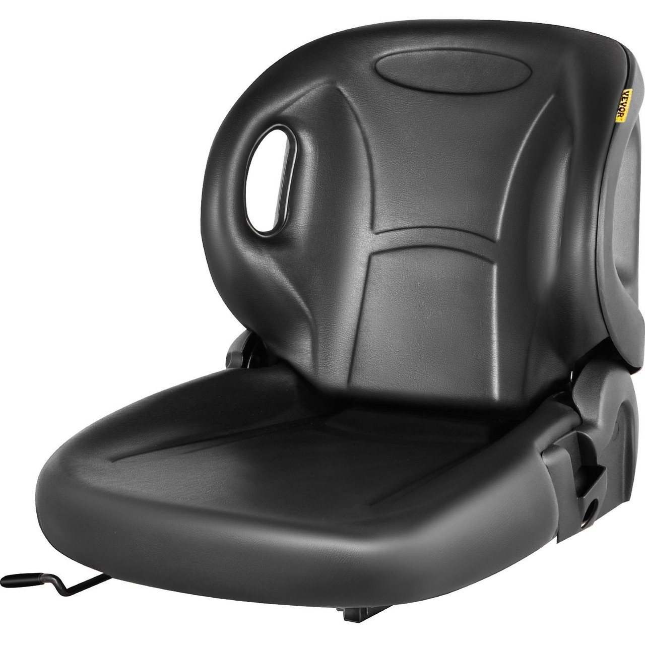 Universal Forklift Seat Black PVC Tractor Seat, 6"/150MM Adjustable ...