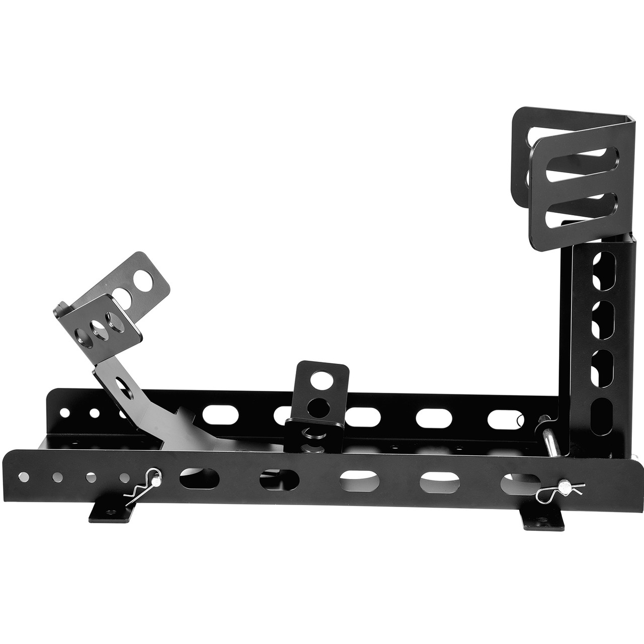 Motorcycle Front Tire Chock, 3000 lbs Heavy Duty Wheel Stand, Black ...
