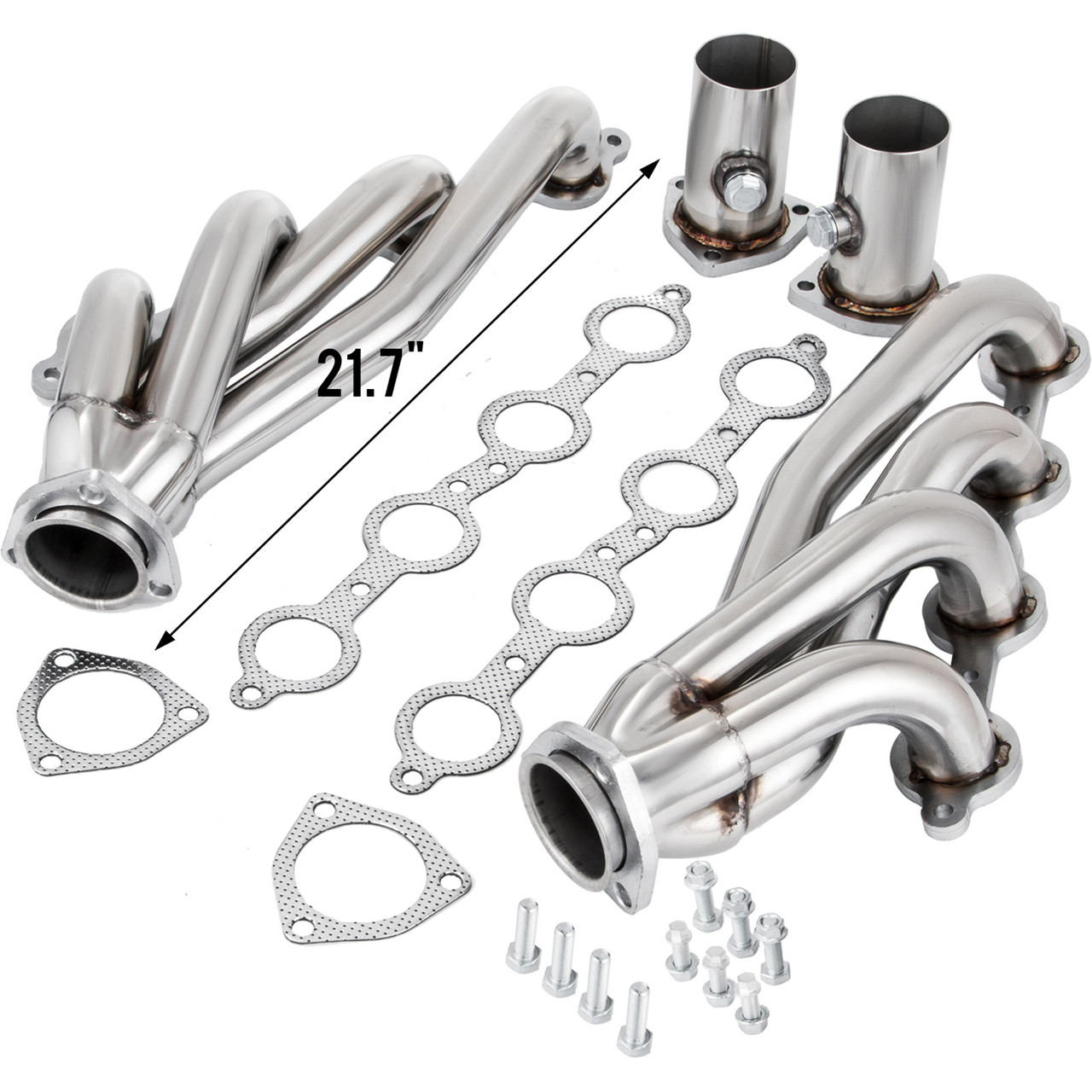 Set Ls Swap Exhaust Headers For Chevy Ls1 Ls2 Ls3 Ls6 Ls9 S10 Suv Truck ...