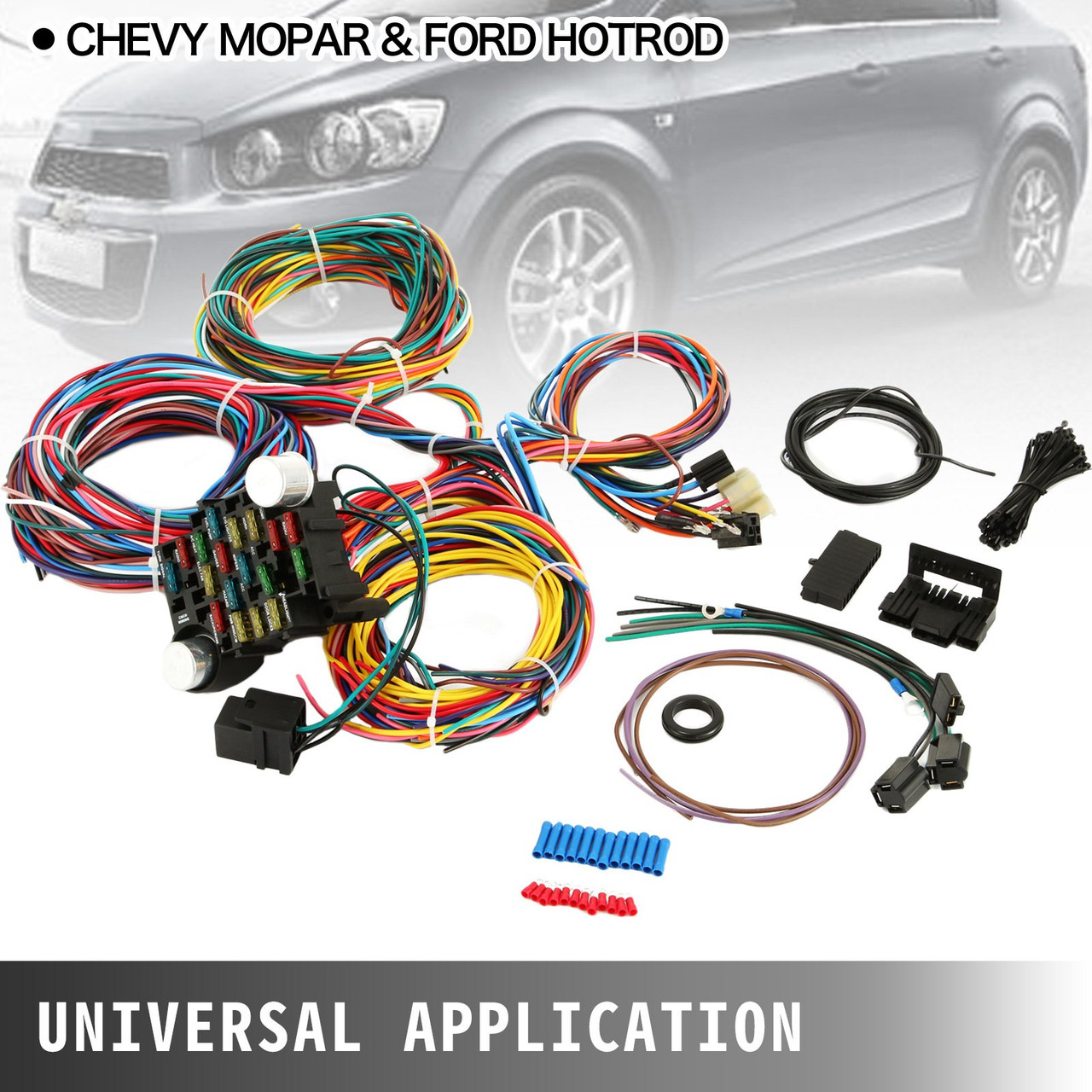 21 Circuit Wiring Harness Kit Long Wires Wiring Harness 21 standard ...