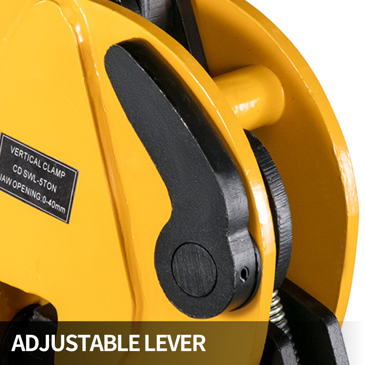 Lifting Clamp 11000Lbs/5T, Working Load Vertical Plate Clamp 0-1.2inch ...