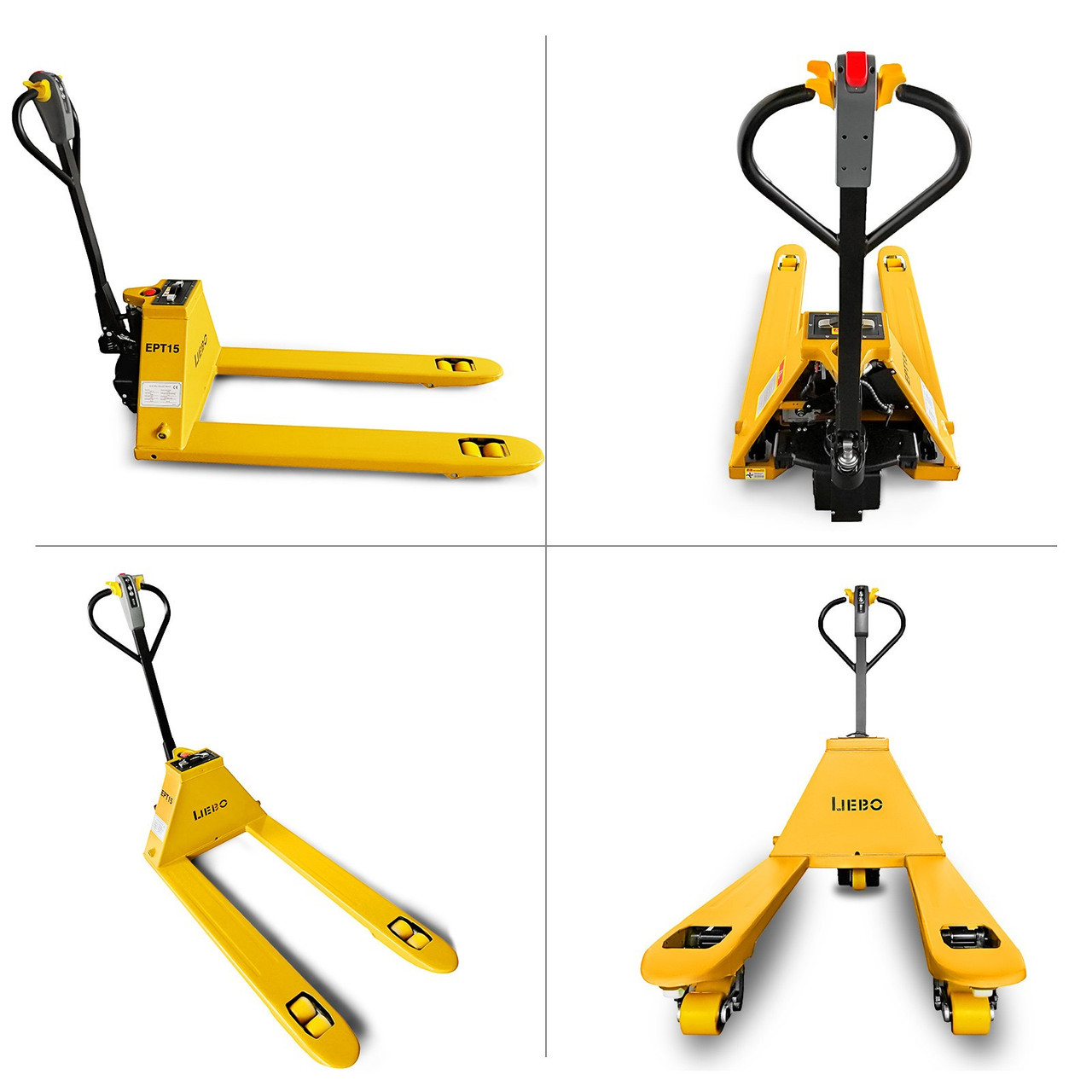 Full Electric Power Lithium Battery Pallet Jack Truck 3300lb.