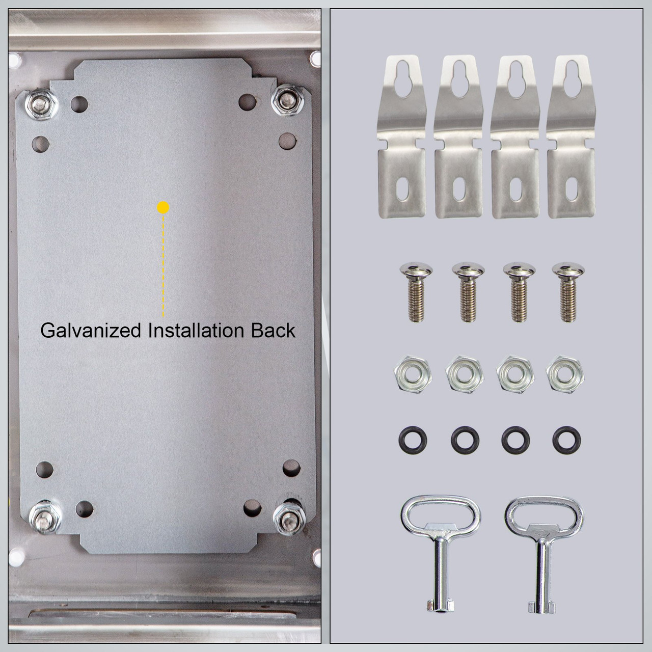 Steel Electrical Box Electrical Enclosure Box 12x10x6" Stainless Steel Box