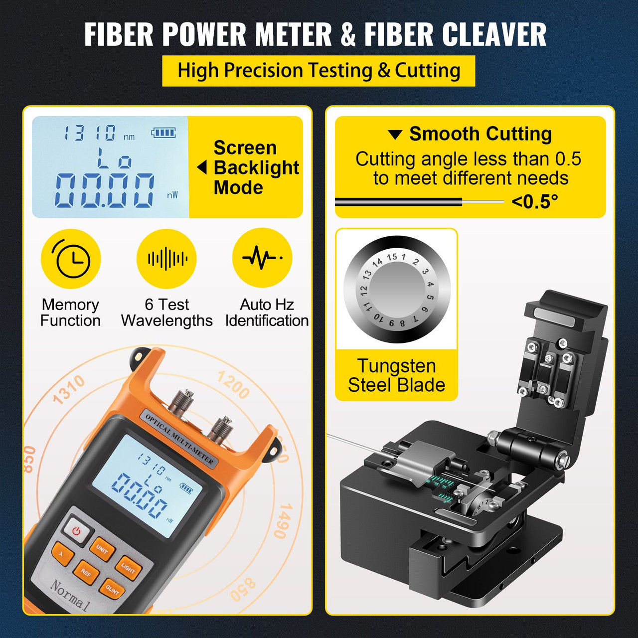 JW4108S Fiber Fusion Splicer Automatic Fiber Optic Splicing Machine w ...