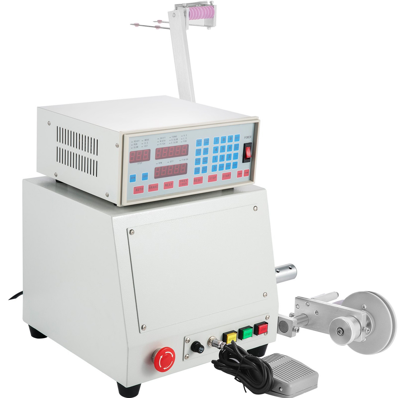 Computer Cnc Automatic Coil Winder Winding Machine For 0.03-1.2mm Wire 110v