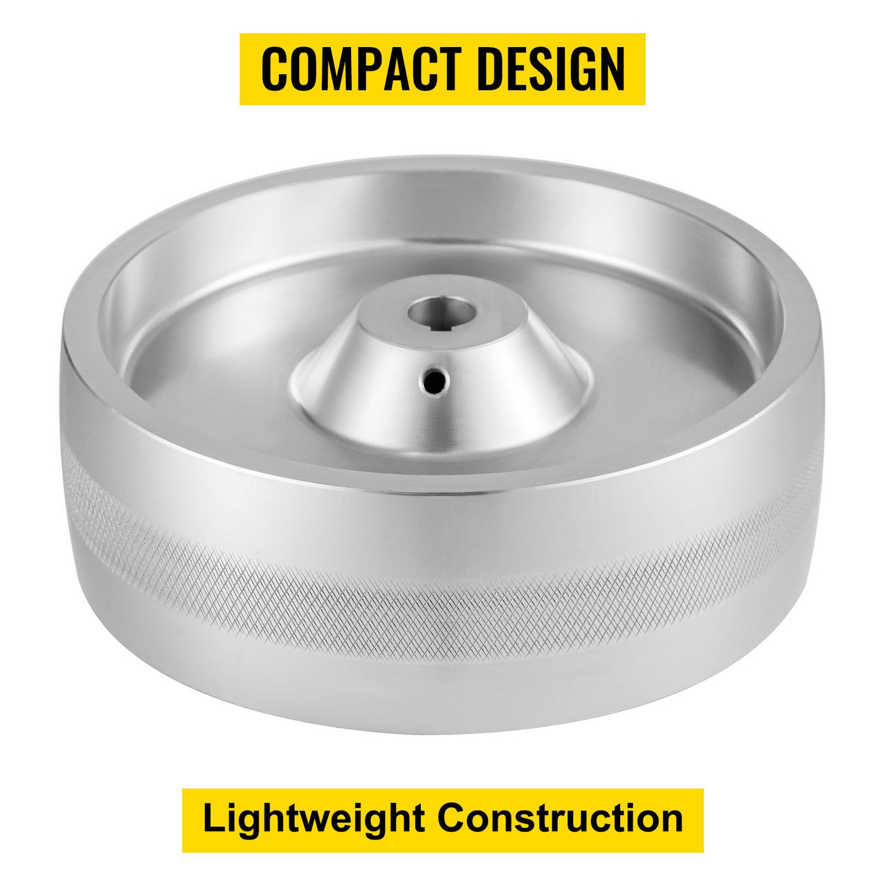 2x72" Belt Grinder Grinder 7" Drive Wheel Crowned 7/8" Bore Aluminum