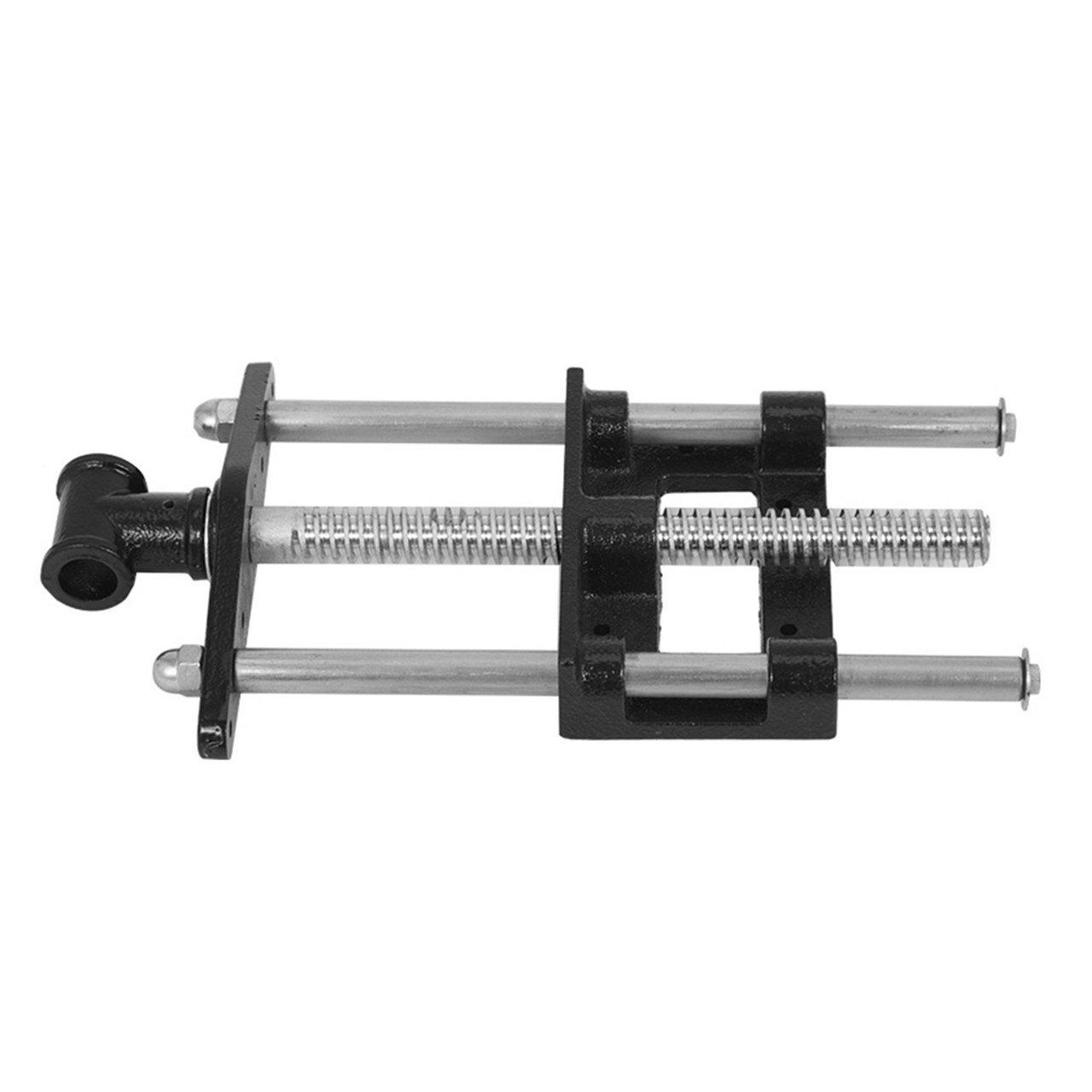 9" Woodworking Vise, Bench Front Vise Cast Iron 300mm Chrome Plated Screw