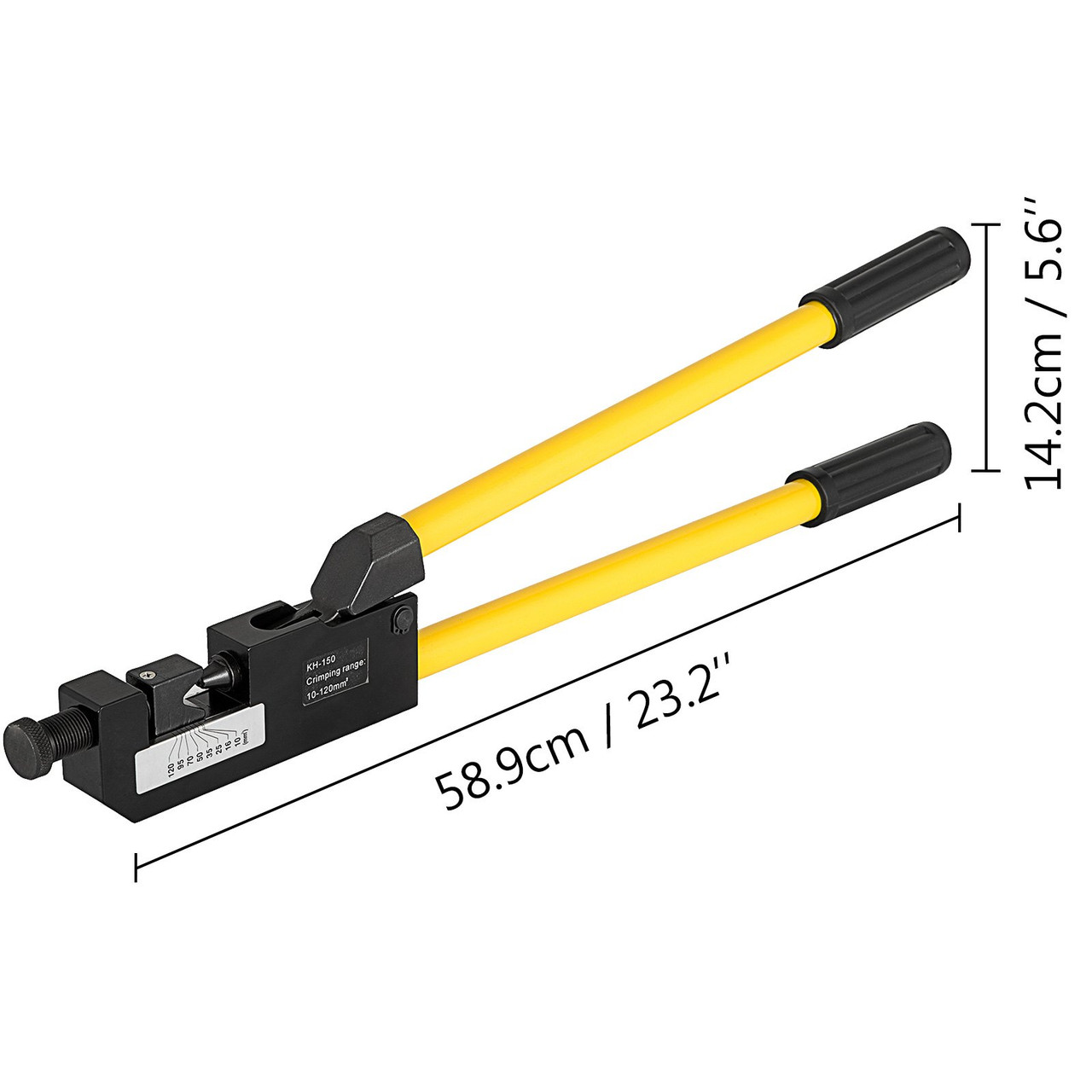 Kh-150 Large Gauge Ring Terminal Crimper 24" Wire Crimping Tool 8awg-250mcm
