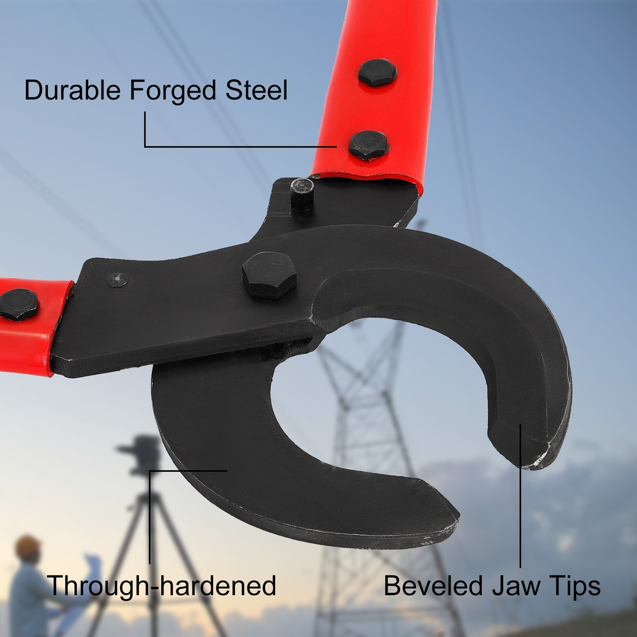 Cable Cutter Large 39" Electrical Cable Wire Cutter Cooper Superior ...