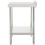 Stainless Steel Prep Table, 36 x 24 x 35 Inch, 440lbs Load Capacity ...