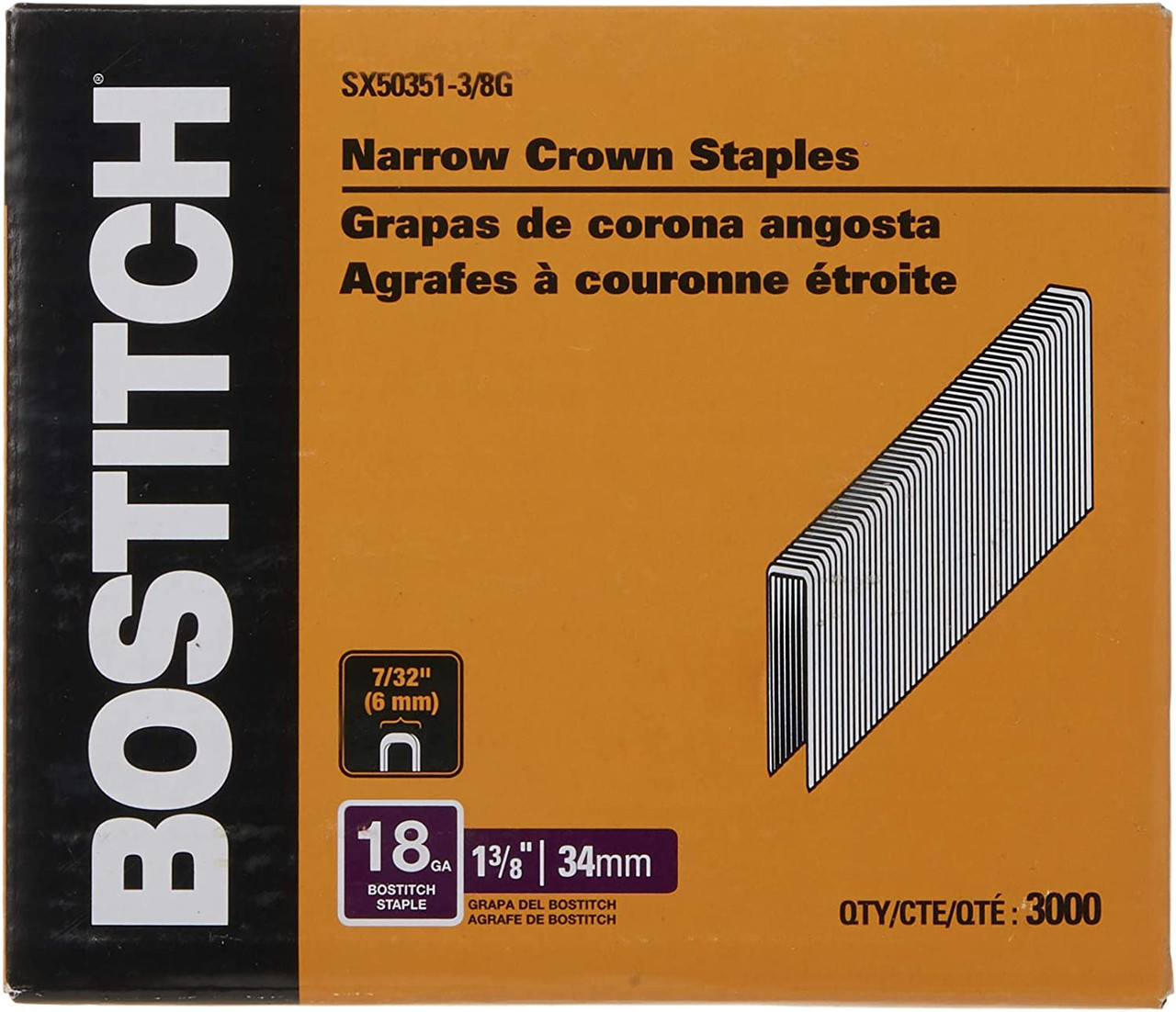 Bostitch 18 Gauge Galvanized Narrow Crown Finish Staple 45 OFF Bostitch 18 Gauge Galvanized Narrow Crown Finish Staple 45 OFF