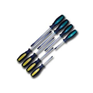 8 Piece Professional Screwdriver Set - Phillips and Flat Head