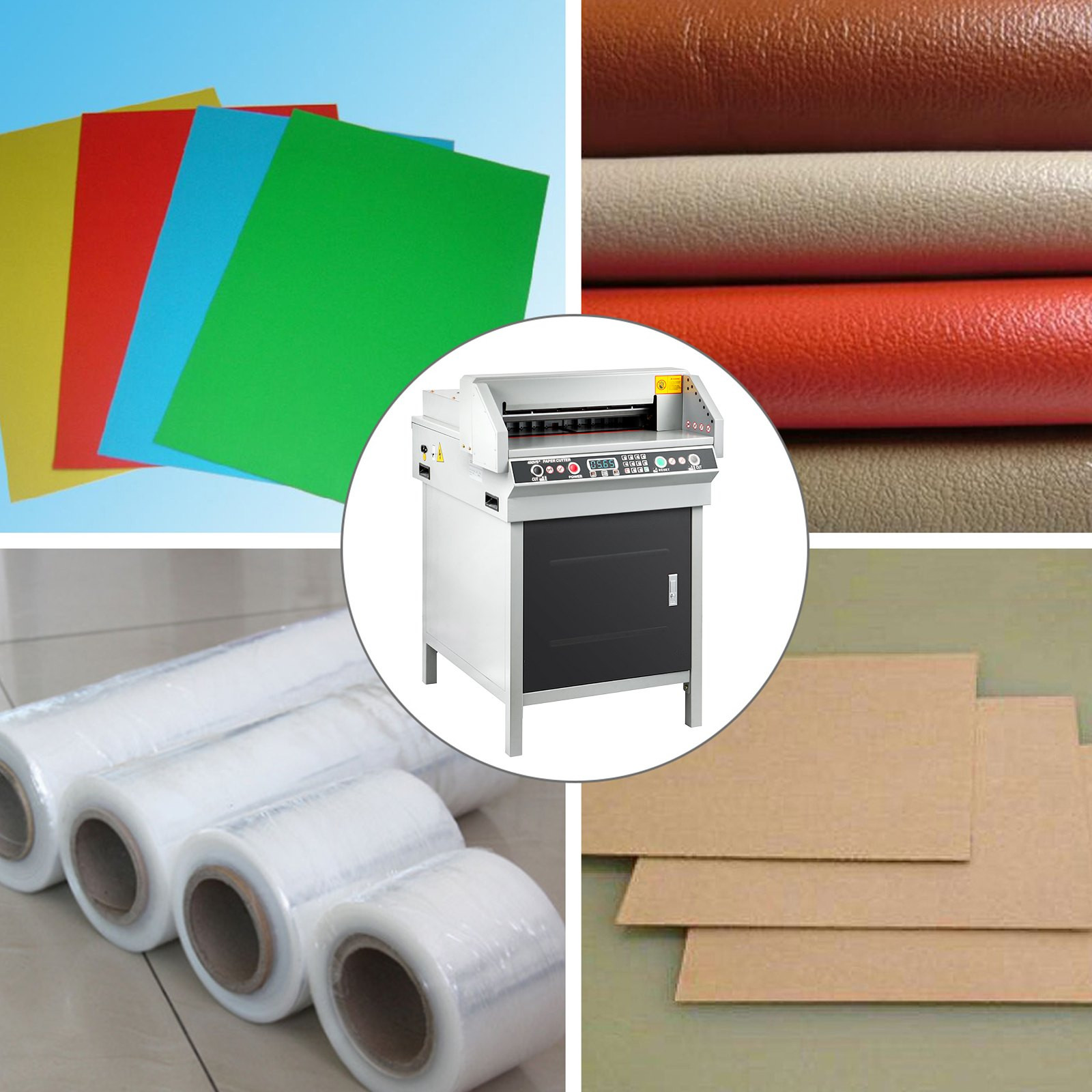 Electric Paper Cutter 450mm 17.7 Inch Paper Cutter Guillotine Numerical ...