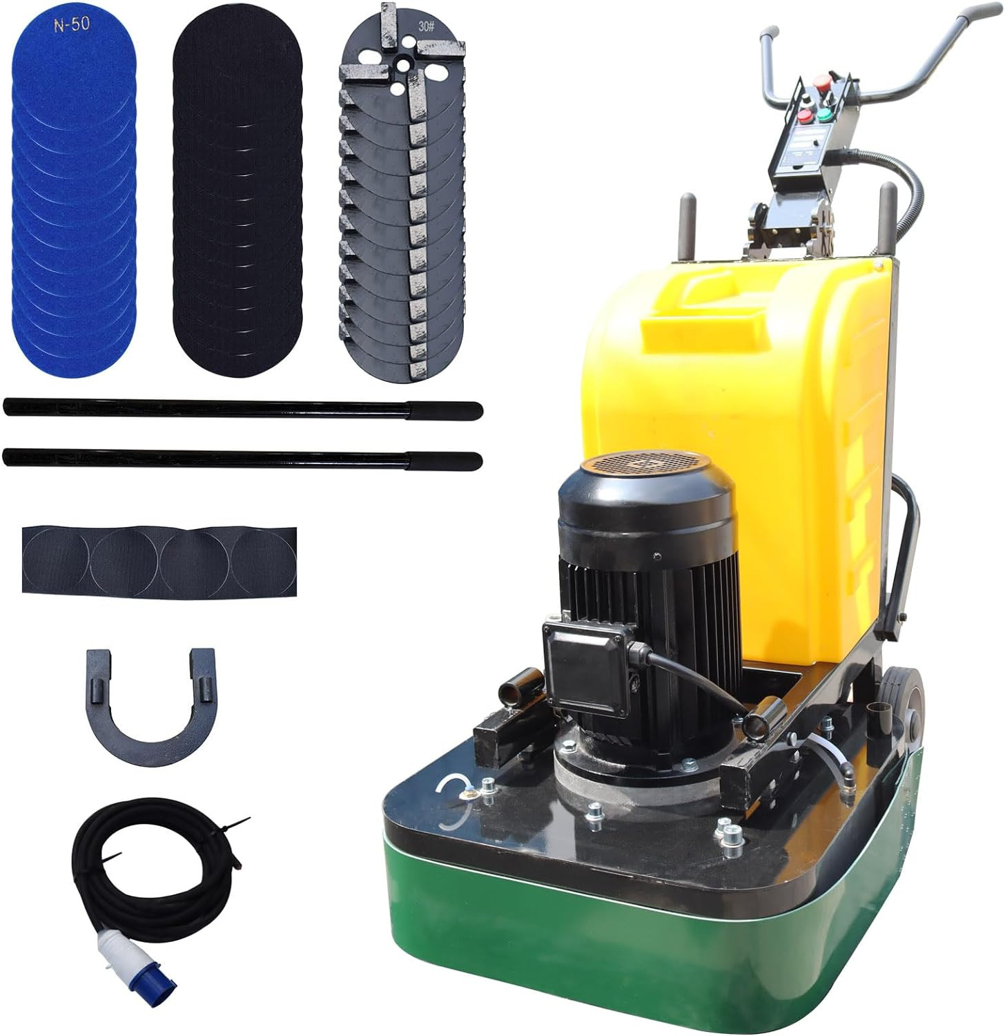 Walk Behind Cement Concrete Floor Grinder Epoxy Floor Grinding Machine ...