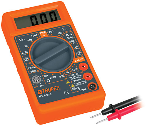 Truper Light Duty Digital Multimeter, Light-duty Multimeter #10400