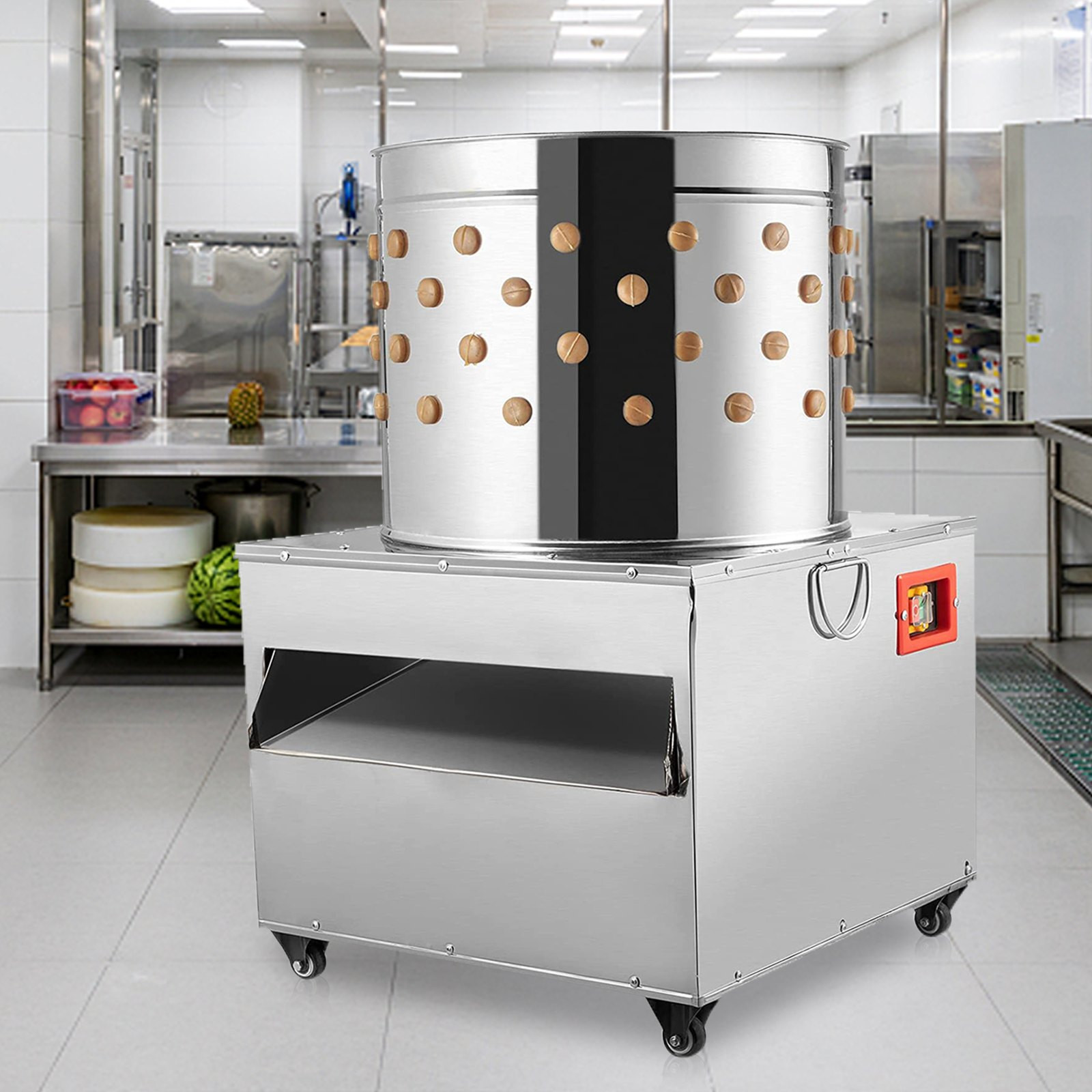 Stainless Steel Chicken Plucker 20Inch Barrel Diameter De-Feather ...