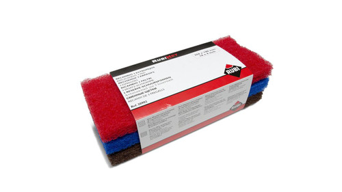 Rubi Sponges, Floats And Pads 3 replacement pads - SOFT / MEDIUM / HARD