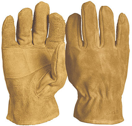 Truper Premium Grain And Split Leather Gloves, Heavy Duty Leather ...