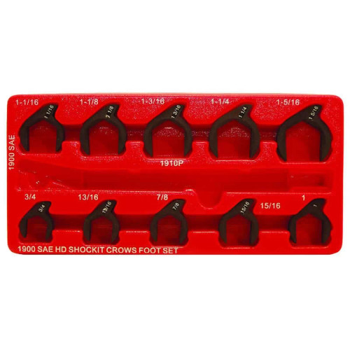 SAE Shockit Crows Foot Set