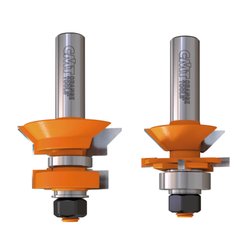 CMT 855.506.11,1'' + 3/4''V-Tongue & Groove Router Bit Set