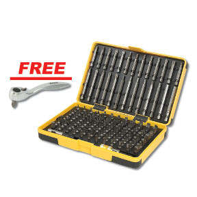 Master Bit Set, 148pc w/FREE Offset Micro Bit Driver - USA TOOLS
