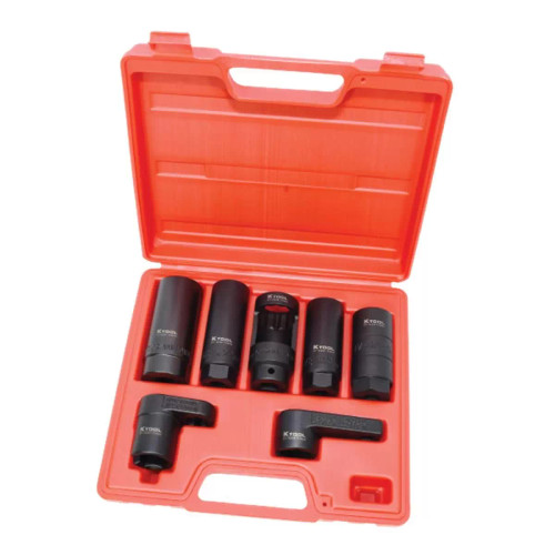 K Tool International 7pc Oxygen Sensor Socket Set