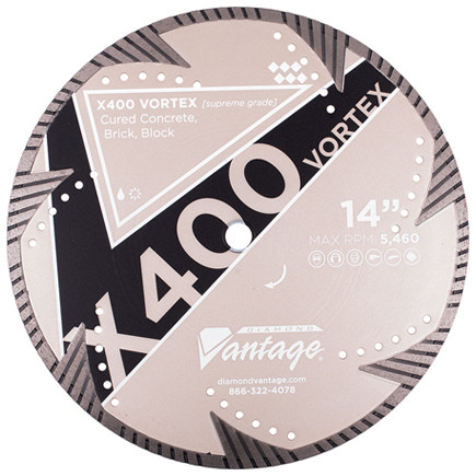 Diamond Vantage X400 VORTEX SERIES 12 x .125 x 1/20mm Conc/Mas, Supreme ...