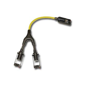 Revolutionary Extension Cord Male to Dual Female EZ Lock Connector