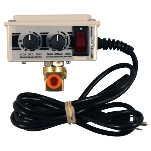 Milton? Electronic Drain with Y-Strainer