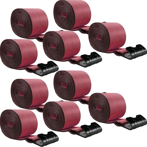 Truck Straps 4" x30' Winch Straps with a Flat Hook Flatbed Tie Downs ...