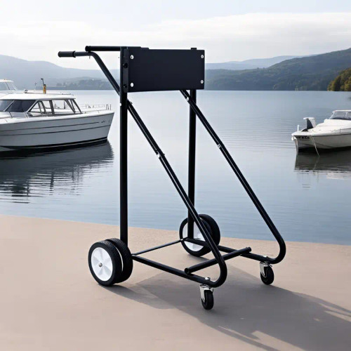 Boat Motor Stand, 300 LBS Outboard Motor Carrier, 135 KG Outboard ...