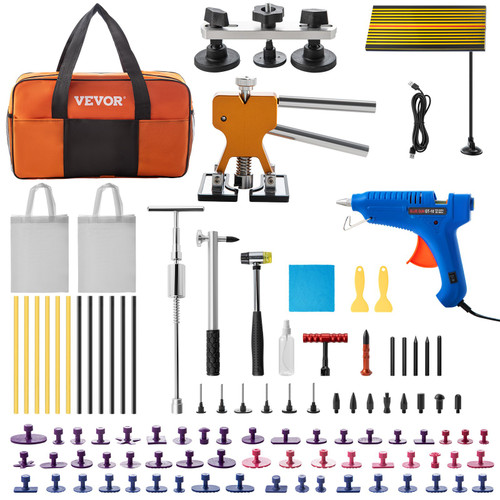 Dent Removal Tool, 89 Pcs Paintless Dent Repair Tools, Led Baffle Board ...