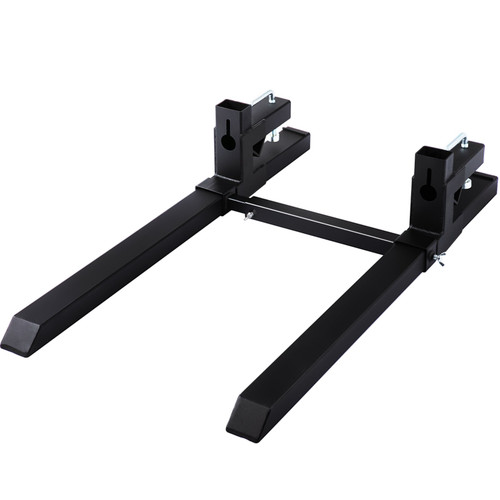 Clamp On Pallet Forks Loader Bucket 4000lbs Capacity 43" Skidsteer ...