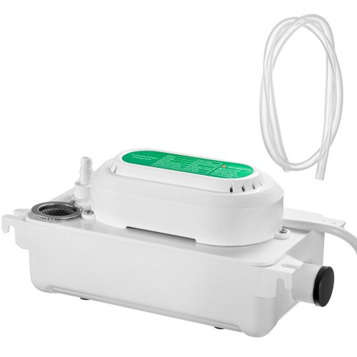 Condensate Pump, 6.6 ft/2 m Lift, 110V Removal Drain Pump with 0.63 Qt ...