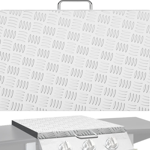 Griddle Lid Cover, Work with 36" Blackstone Griddle, Aluminum Diamond ...