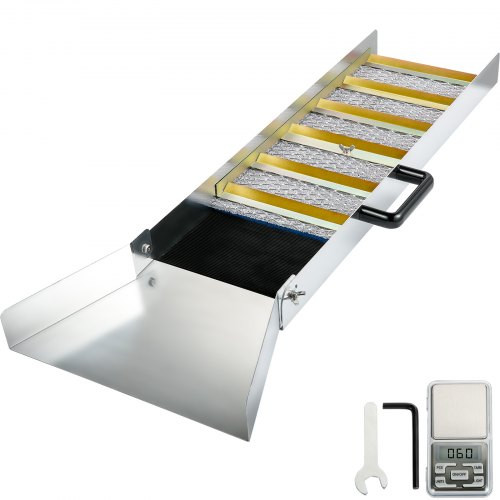 Aluminum Alloy Sluice Box, Compact 36" Mini Sluice Boxes for Gold ...