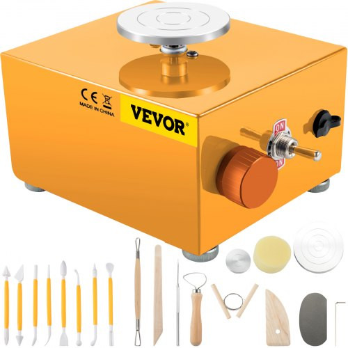 Mini Pottery Wheel 30W Ceramic Wheel Adjustable Speed Clay Machines ...