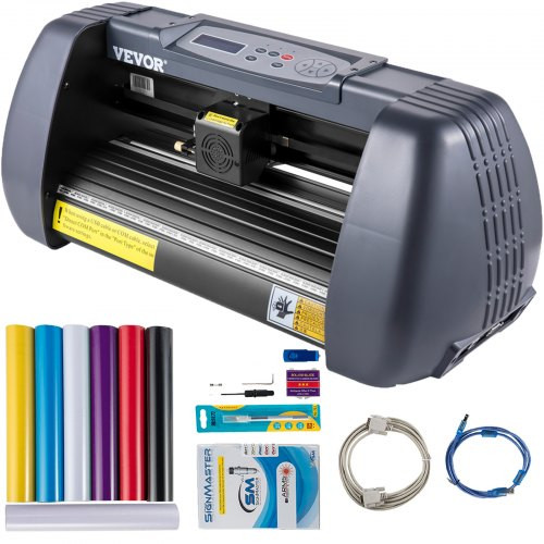 Vinyl Cutter Machine, 375mm Vinyl Printer, Maximum Paper Feed 14 inch ...