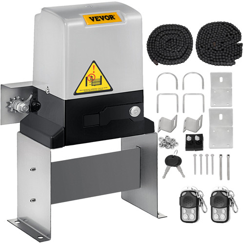 Sliding Gate Opener AC1400 3100LBS with 2 Remote Controls, Gate ...