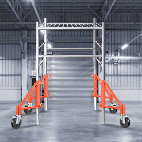 Scaffold Outrigger Outrigger Set 18" x 18" 4 Pcs w/ Locking Pin and Wheels