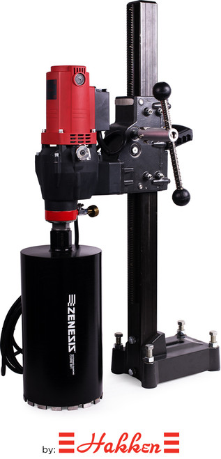 12" Diameter Core Bit Capacity Core Drill Rig, 20 Amp Dual Speed Motor ...