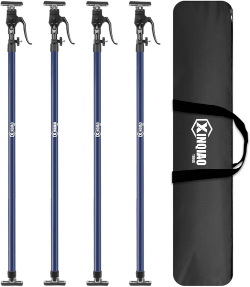 Cabinet Jack Support Pole, 54-114 Inches Steel Telescopic Quick Support ...