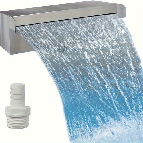 Pool Fountain Stainless Steel Waterfall Pond Waterfall Spillway for ...