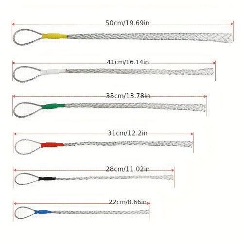 Steel Galvanized Mesh Cable Puller - Antislip Pipe Conduit Grips Net ...