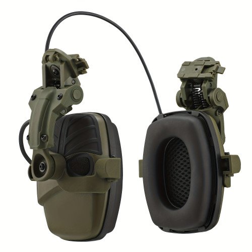 Tactical Shooting Earmuffs, Helmet Mounted, Electronic Sound Pickup ...