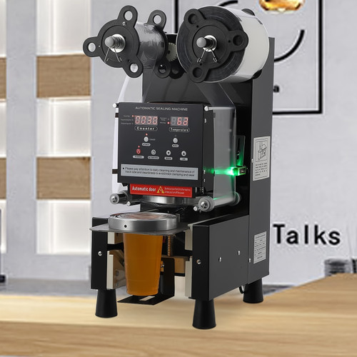 High-Volume Commercial Electric Cup Sealer for Bubble Milk Tea ...
