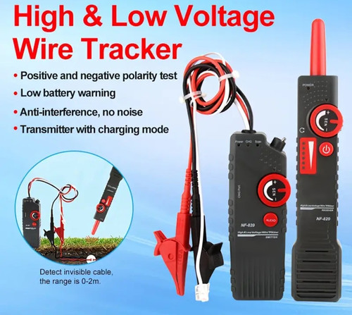 NF-820 Underground Cable Tester Locator Circuit Tracer Metal Pipe ...